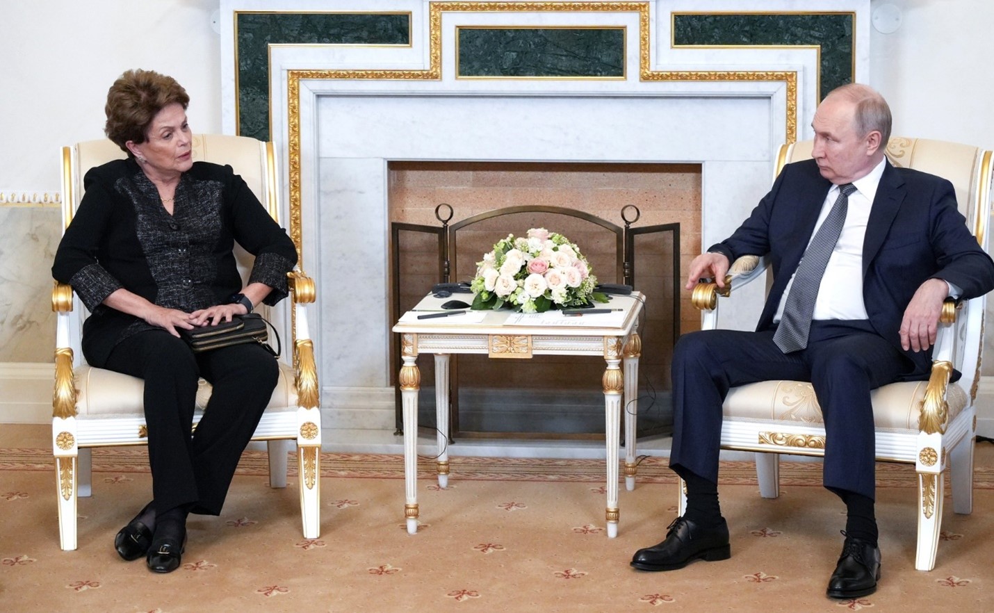 NDB President Dilma Rousseff met with President of Russia Vladimir ...